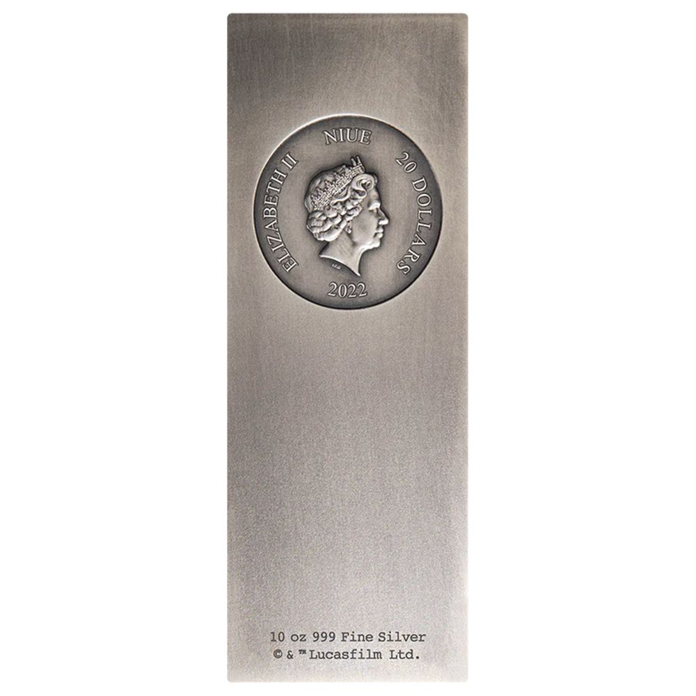 2022 Niue 10 oz .999 Silver $20 Star Wars Han Solo in Carbonite ...