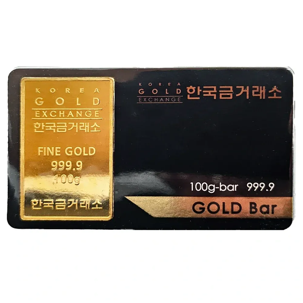 100g Korean Exchange Gold Minted Bar - MyGold