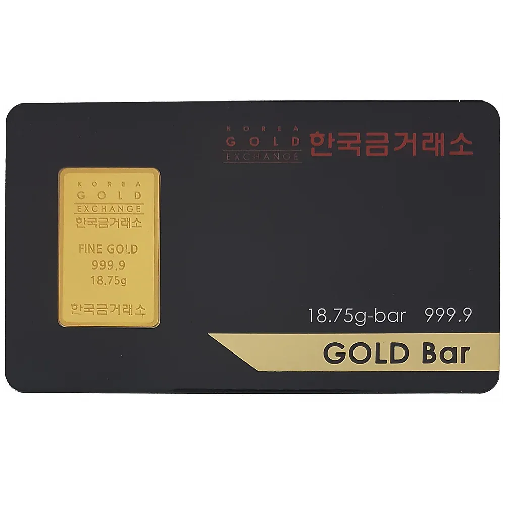 18.75g Korean Exchange Gold Minted Bar - MyGold