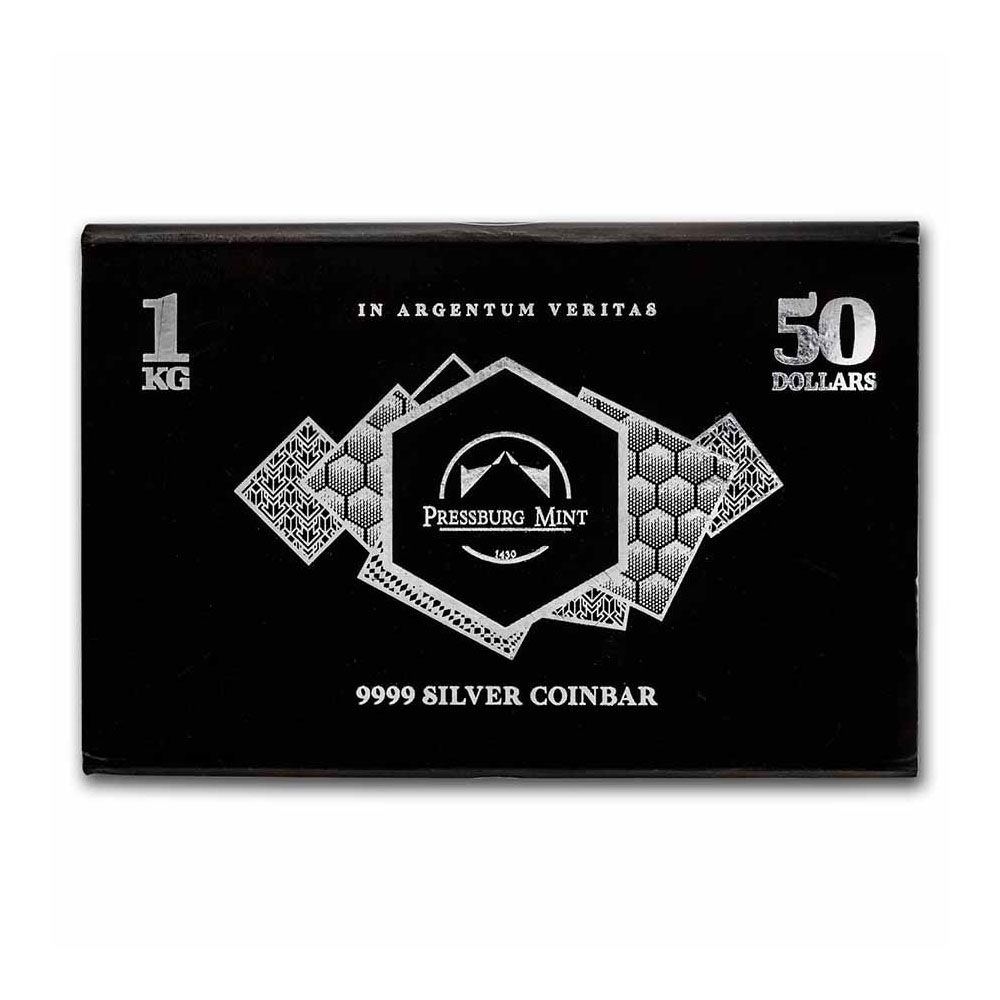 2022 Niue 1 Kg .999 $50 Silvernote Rectangular Coin Bar - MyGold