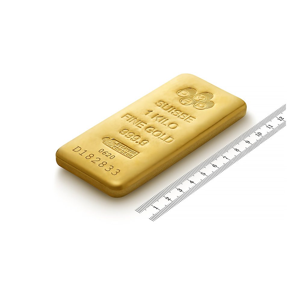 1kg PAMP Suisse Gold Cast Bar - MyGold