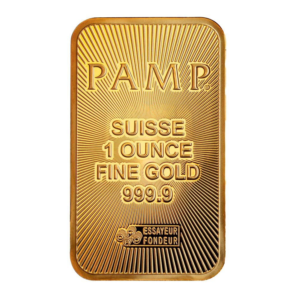 1oz PAMP Suisse Gold Minted Bar (New) - MyGold