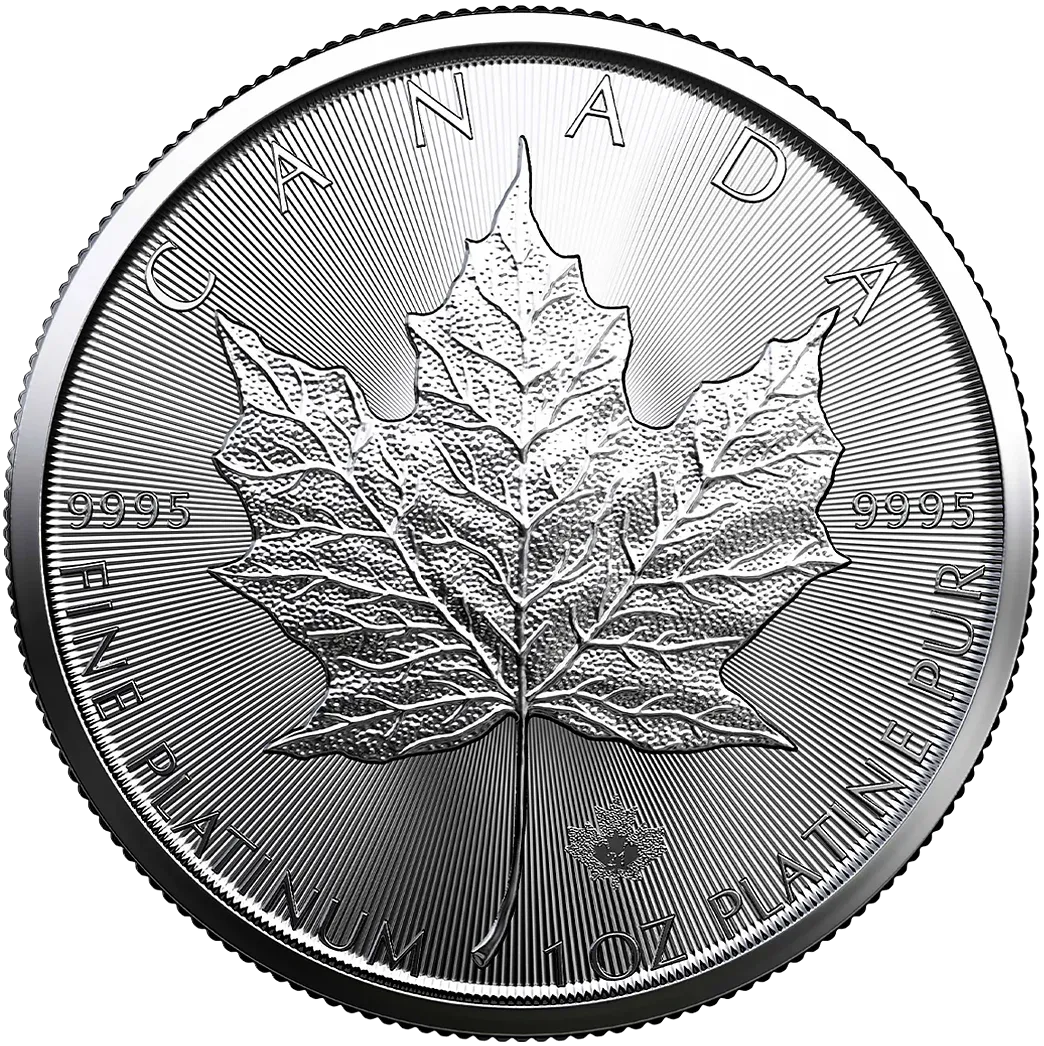 1oz Canadian Maple Platinum (2021) - MyGold