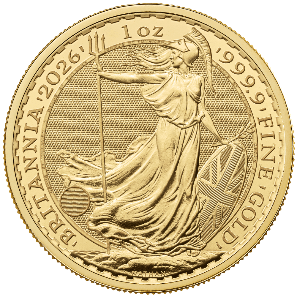 1oz Royal Mint Gold Britannia Coin (2026) - MyGold