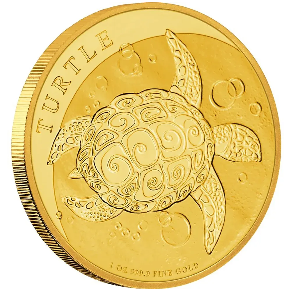 1oz Gold Bullion Coin Turtle Niue (2019) - MyGold