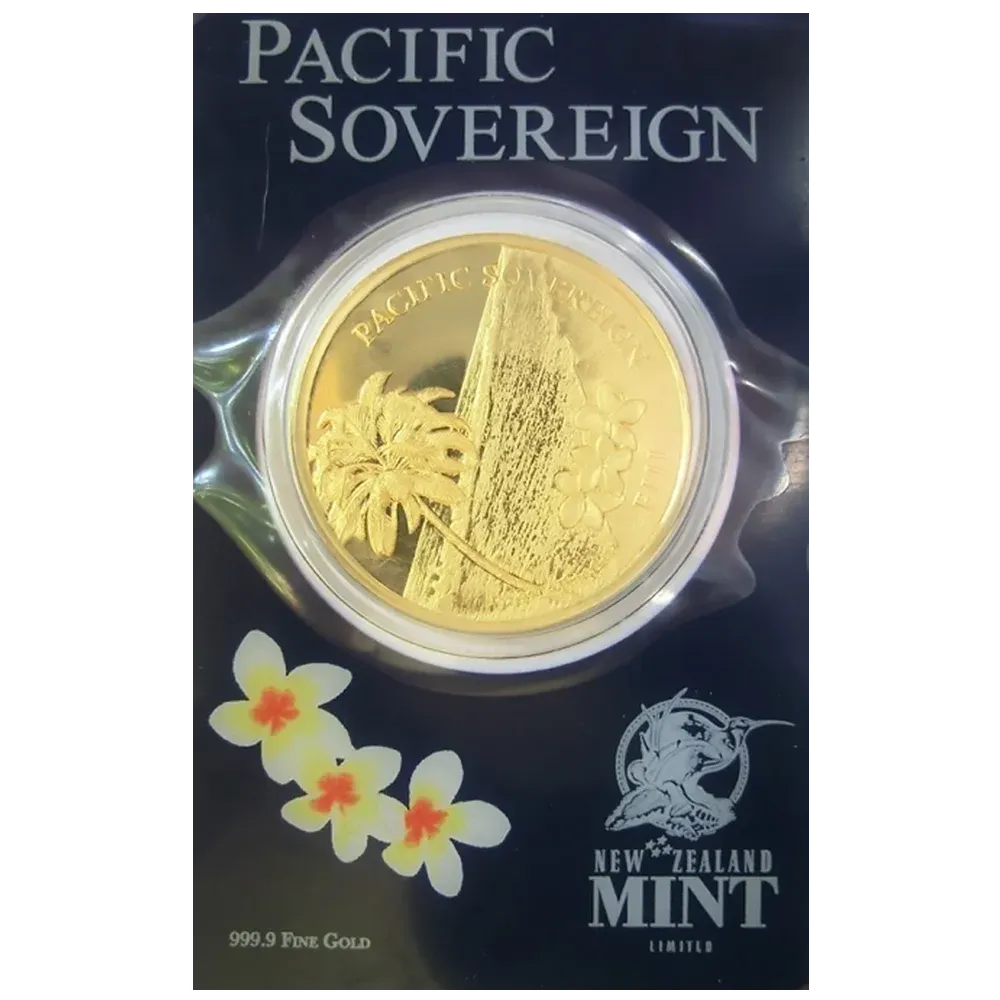 1oz Gold Pacific Sovereign Gold Fiji New Zealand - MyGold
