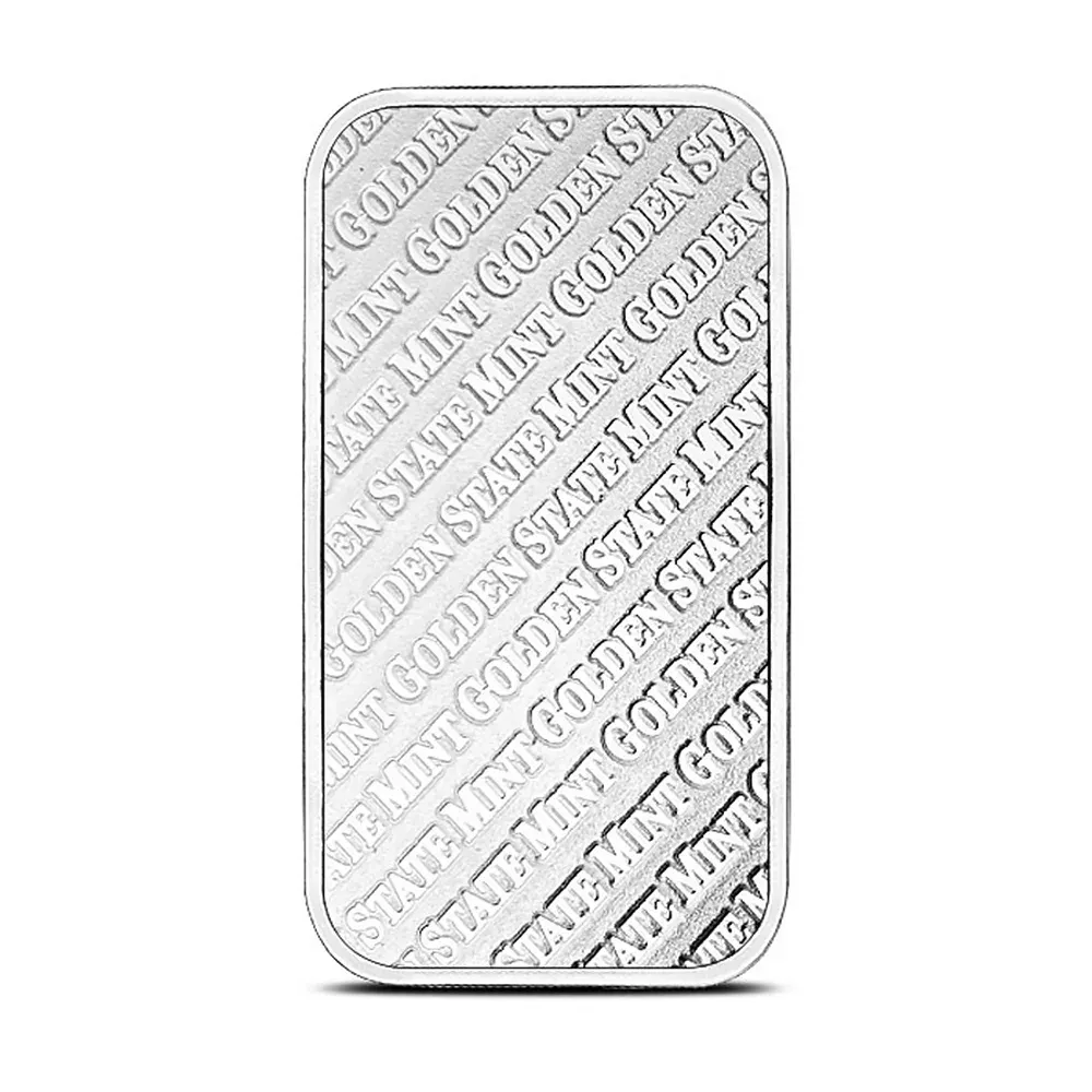 1oz Golden State Mint Silver Bar - MyGold