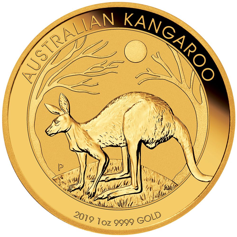 1oz Perth Mint Gold Kangaroo (2019) - MyGold