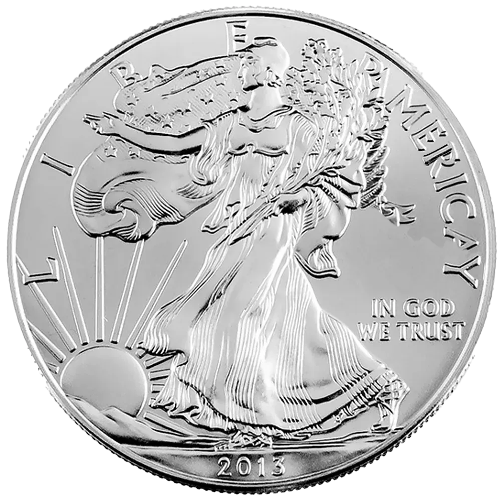 1oz Silver American Eagle Coin (2013) - MyGold