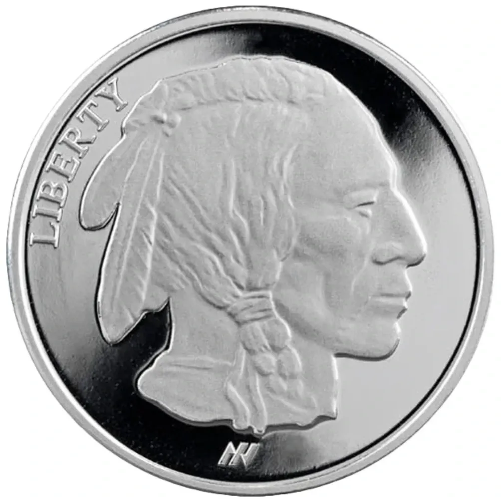 1oz Silver Asahi Refining Buffalo Round – Buy Online NZ | MyGold