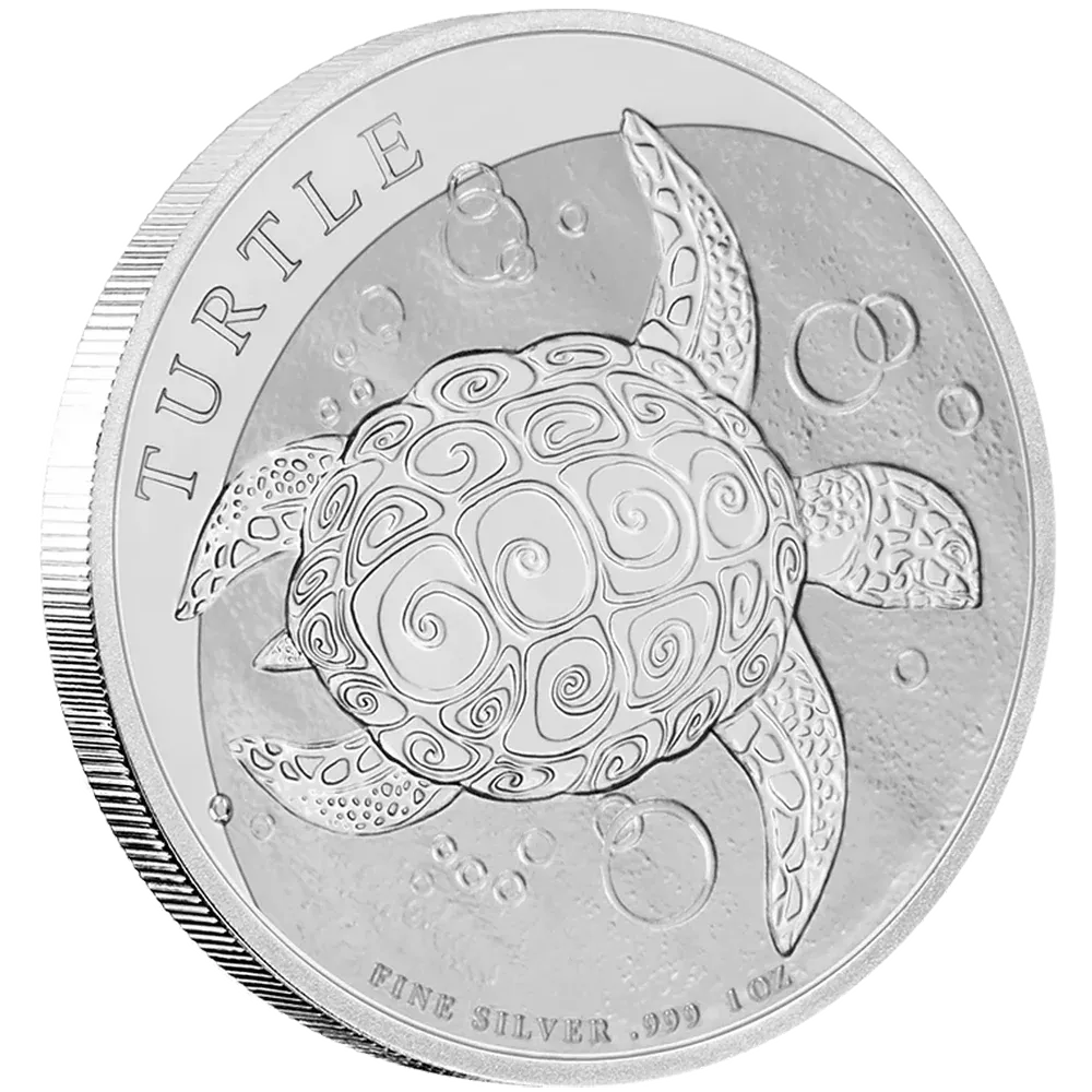 1oz Silver Bullion Coin Turtle Niue (2010) - MyGold
