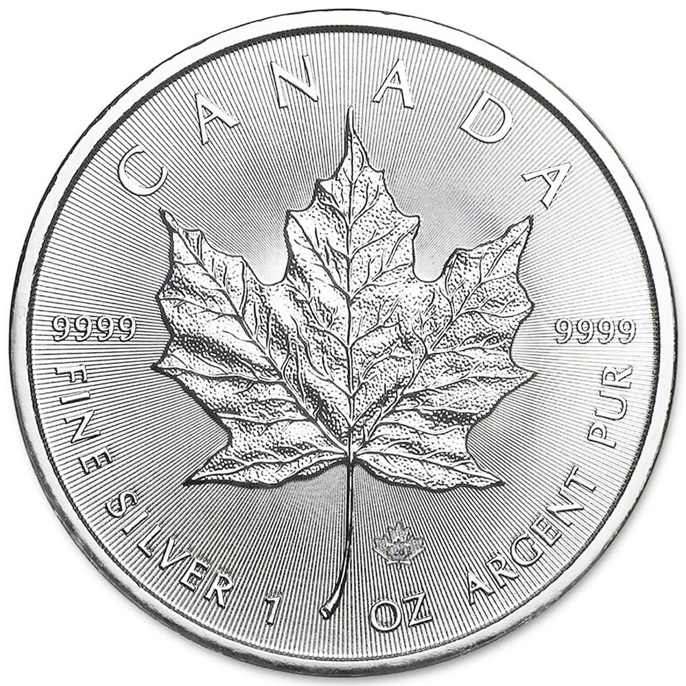 1oz Silver Canadian Maple Leaf Coin (2021) - MyGold