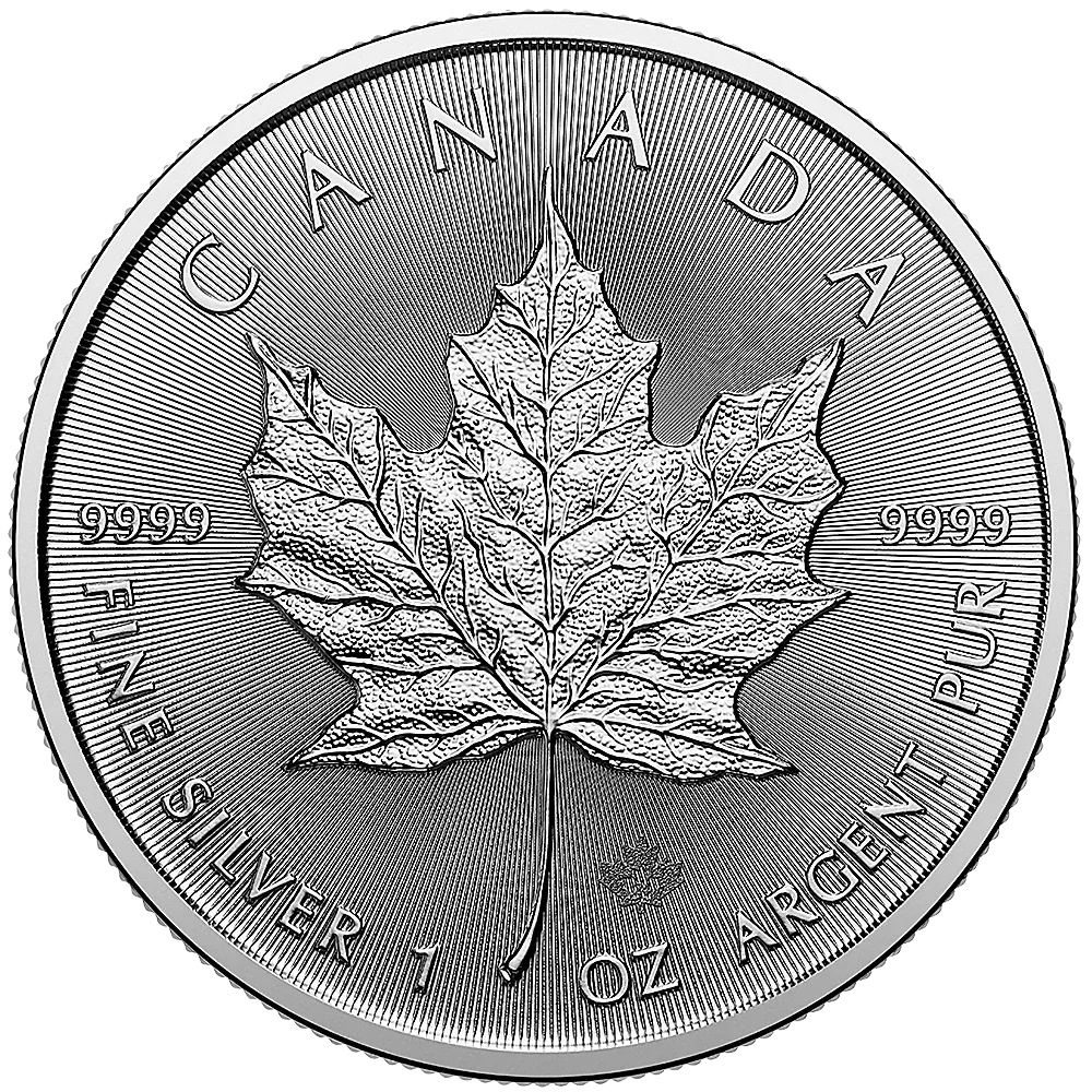1oz Silver Canadian Maple Coin (2024) - MyGold