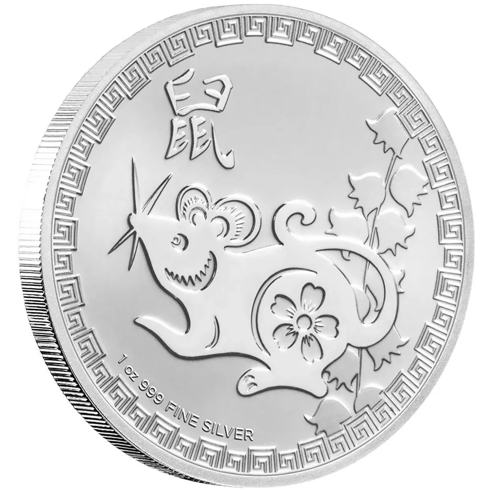 1oz Silver Niue Lunar Rat (2020) - MyGold