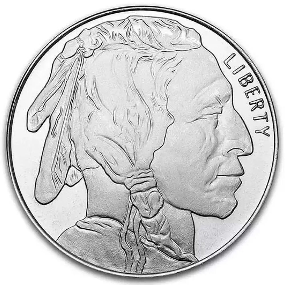 1oz Silver Buffalo Round - MyGold
