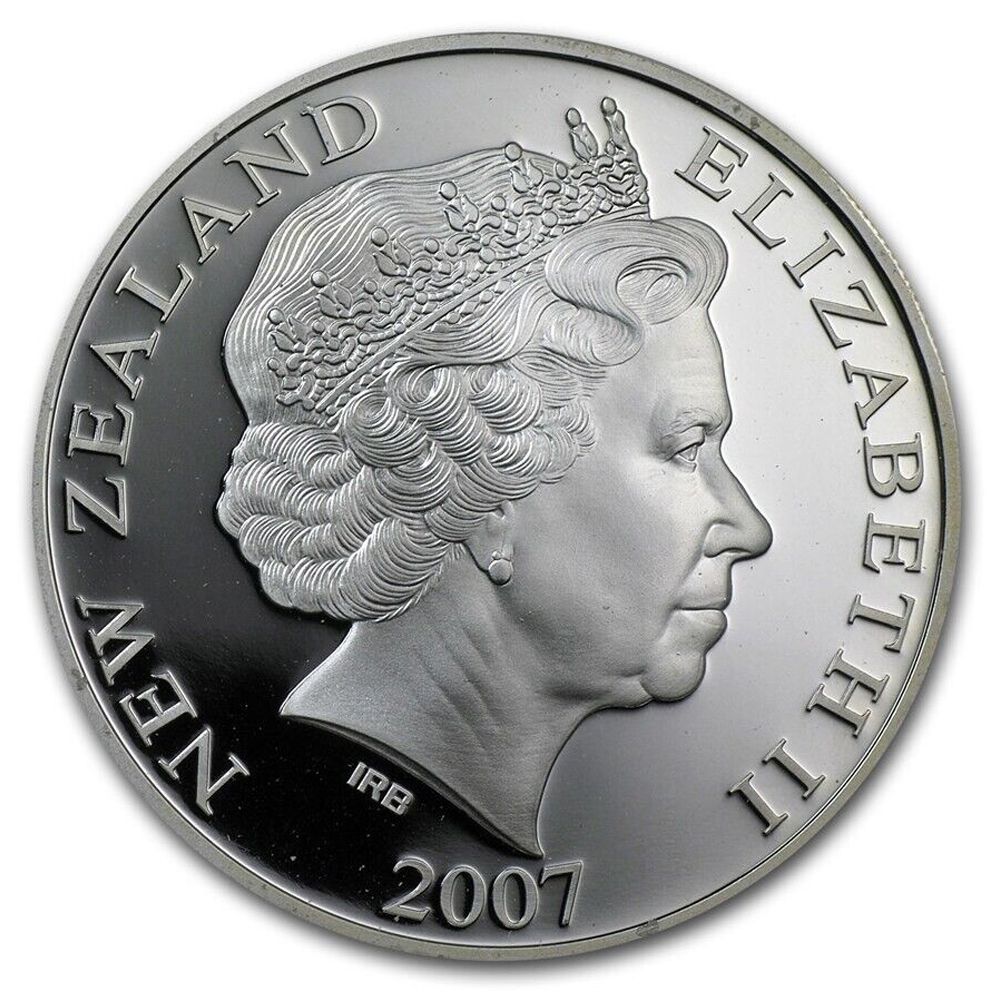 2007 1oz Silver NZ The Spotted Kiwi – Buy Online NZ | MyGold