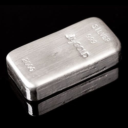 200g Silver Cast Bar - MyGold