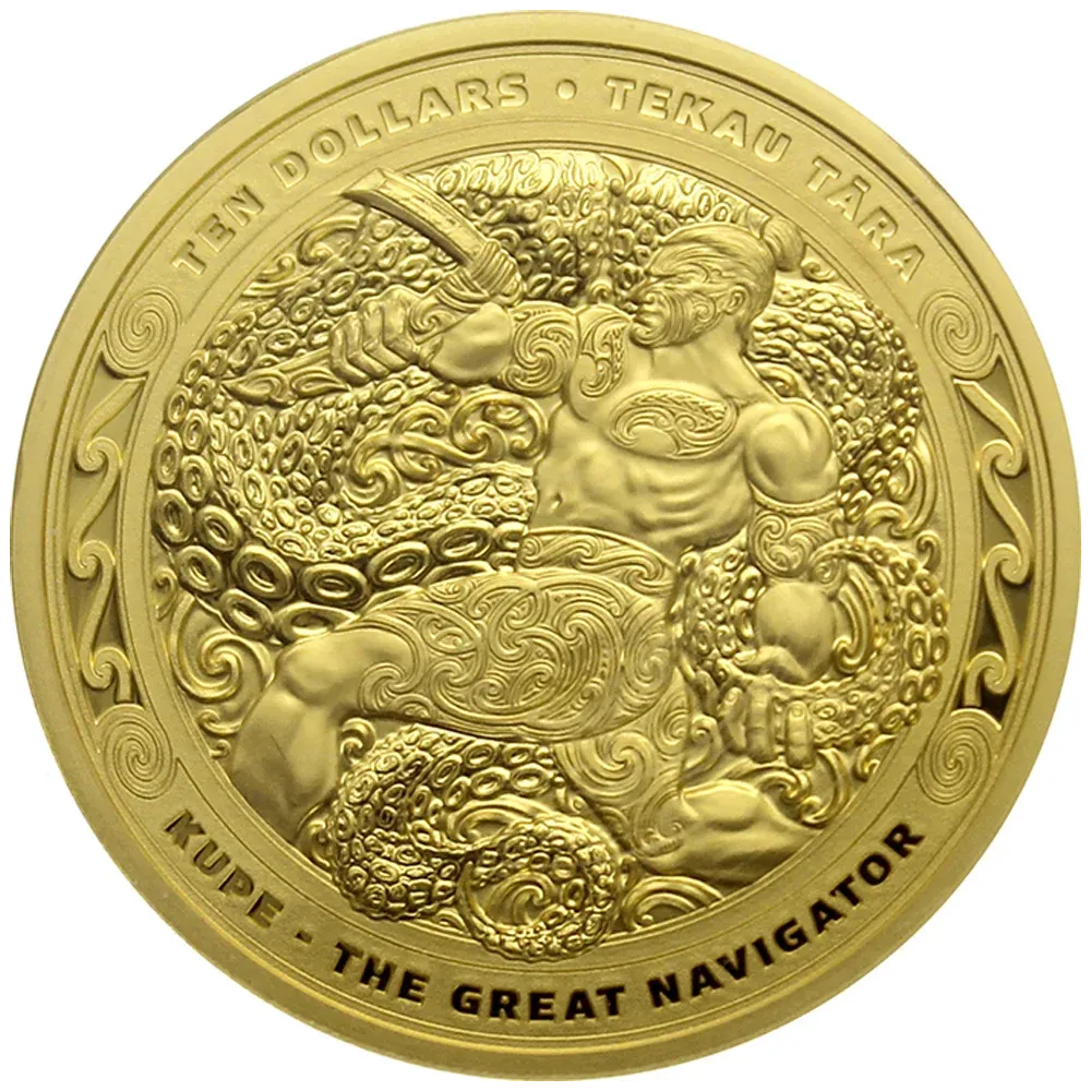 2019 New Zealand Kupe - Large Navigator Gold Coin Set Proof - MyGold