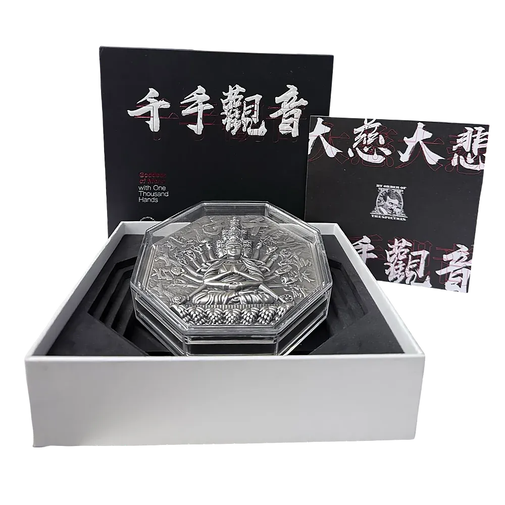 2020 5 oz Silver Copper The Eight Protector Series - Goddess Of Mercy ...