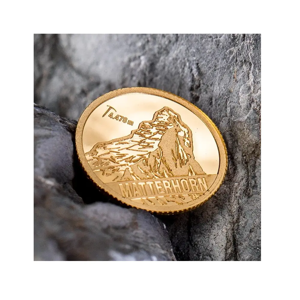 2022 0.5 g Cook Islands Gold Matterhorn $5 Mint State Proof Coin - MyGold