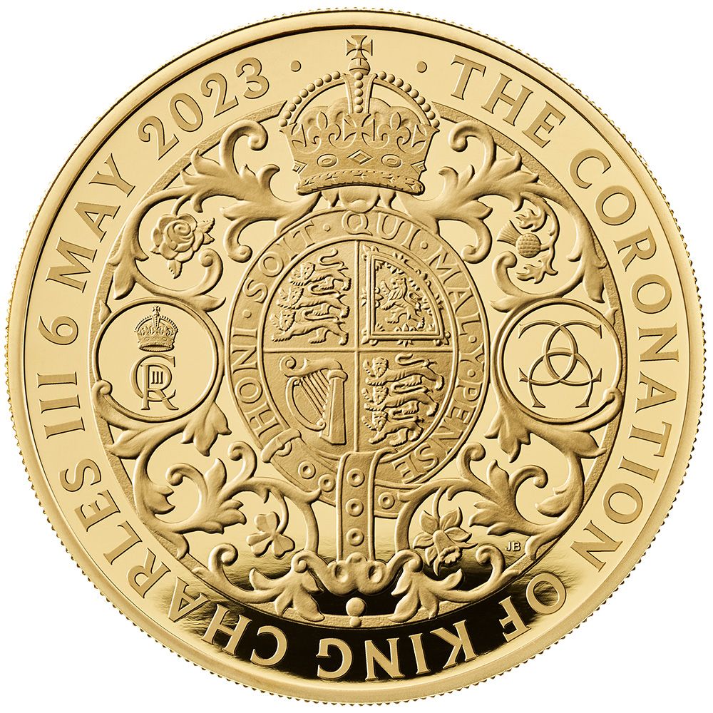 2023 UK 1 Kg Gold The Coronation of His Majesty King Charles III Proof ...