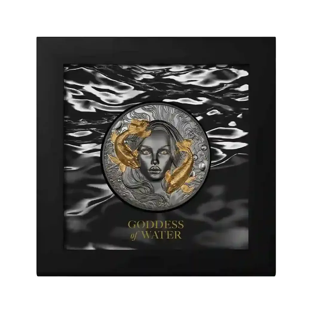 2024 $10 Palau 2 oz .9999 Silver Goddess Of Water Coin - CIT Coin ...