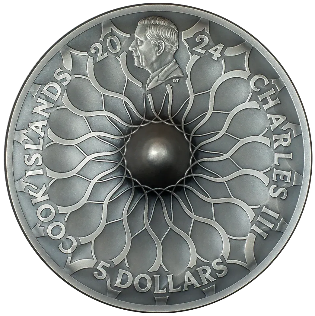2024 $5 Cook Islands 1 oz .9999 Silver Spinning Coin - CIT Coin Invest ...
