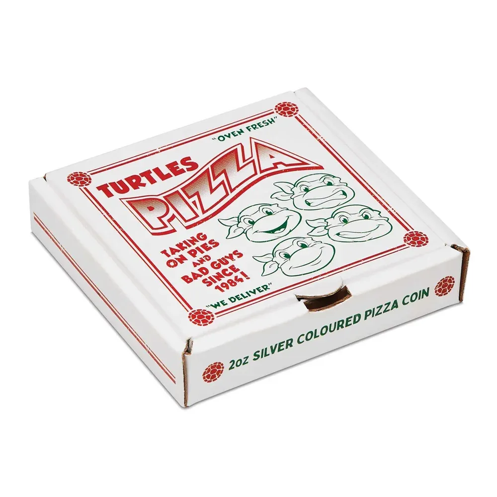 2025 Australia 2 oz Silver Teenage Mutant Ninja Turtles Coloured Pizza ...