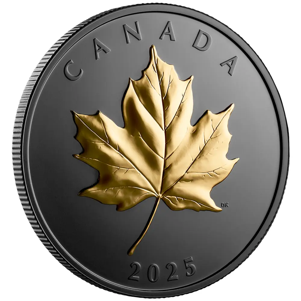 2025 Canada 1 oz Pure Silver Gilded Elegant Maple Proof Coin – Buy ...
