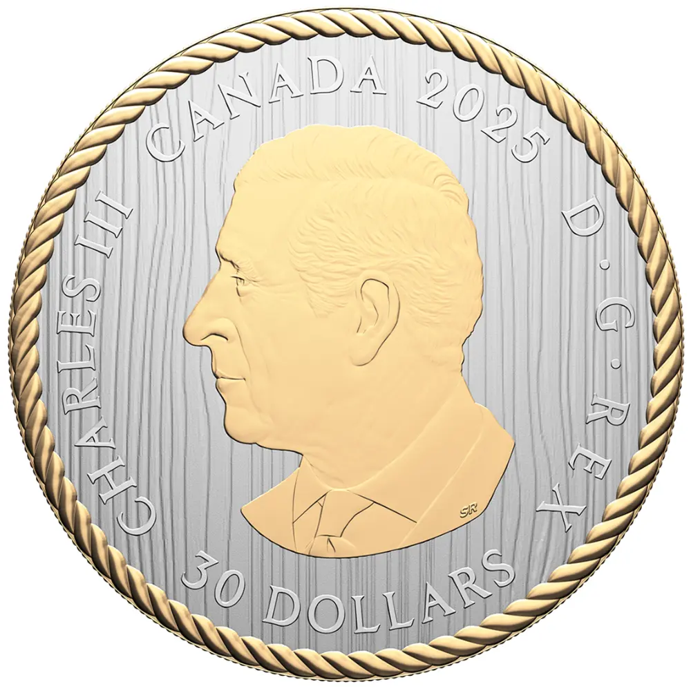 2025 Canada 2 oz Fine Silver $30 The Ancestor Modified Reverse Proof ...