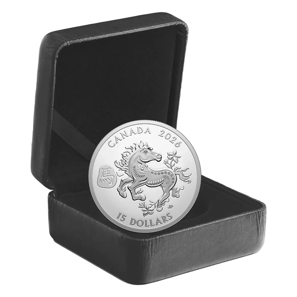 2026 Canada 1 oz Silver $15 Lunar Series Year of The Horse Coin - MyGold