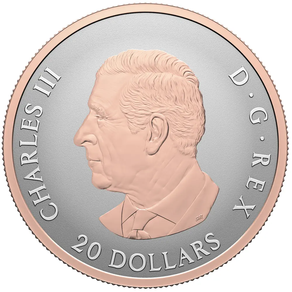 2026 Canada 1 oz Silver $20 Celebrate Love Rose Gold Plated Coin - MyGold