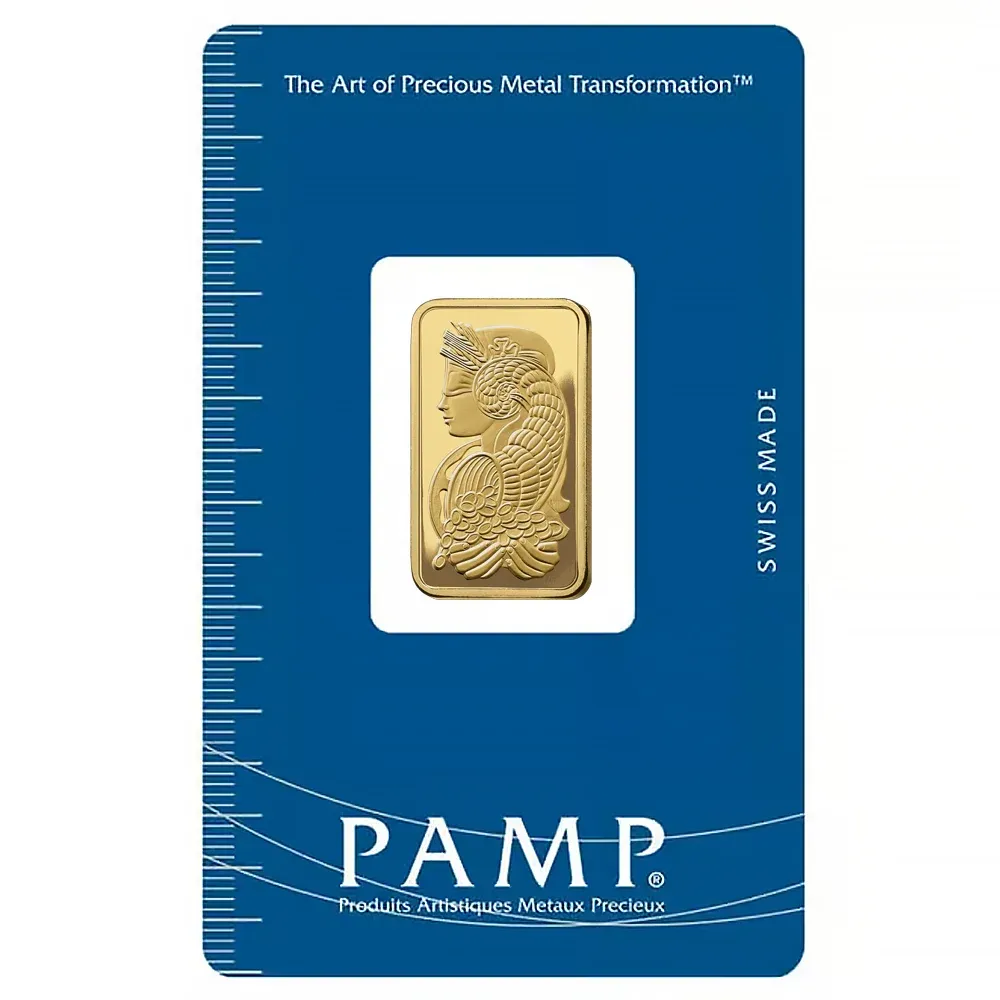 20g PAMP Suisse Lady Fortuna Gold Minted Bar - MyGold