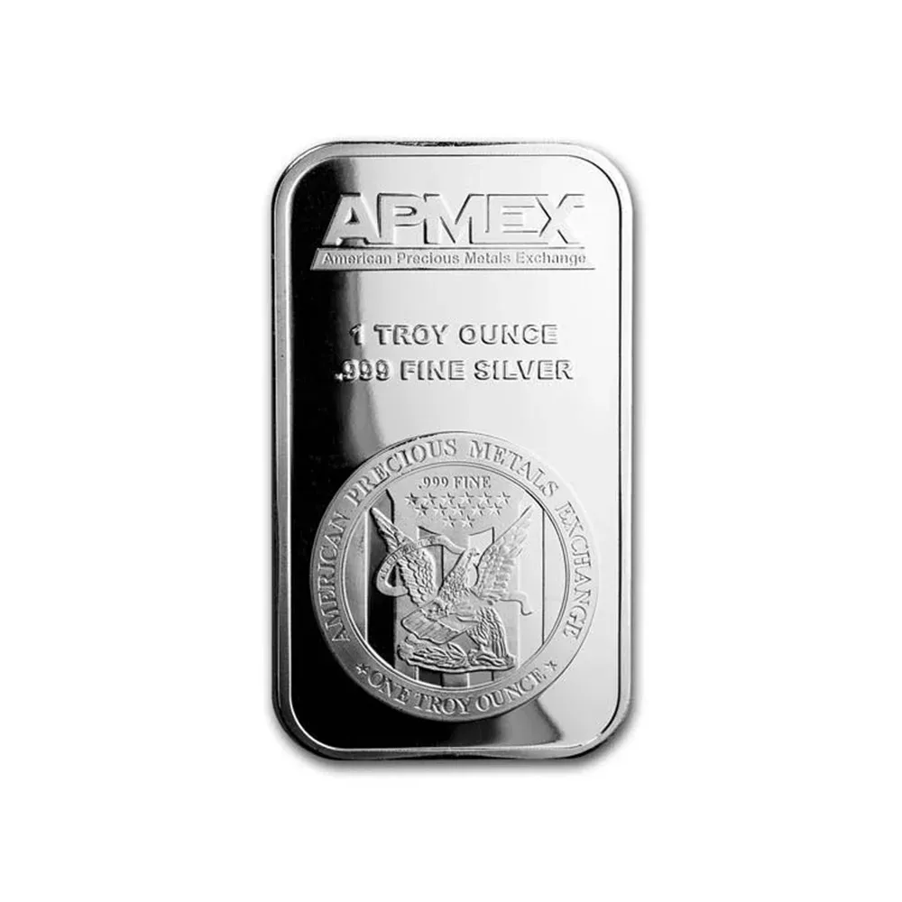 1oz Silver APMEX Bar - MyGold