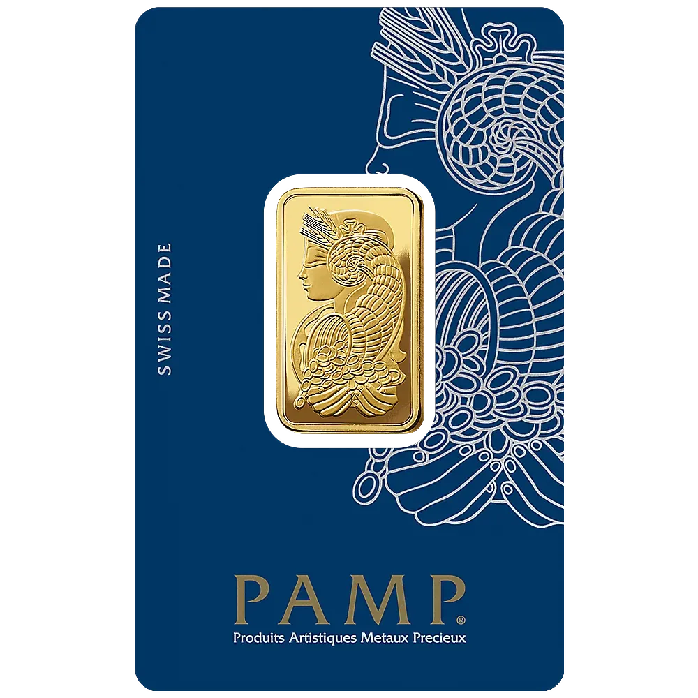 10g PAMP Suisse Gold Minted Bar - MyGold