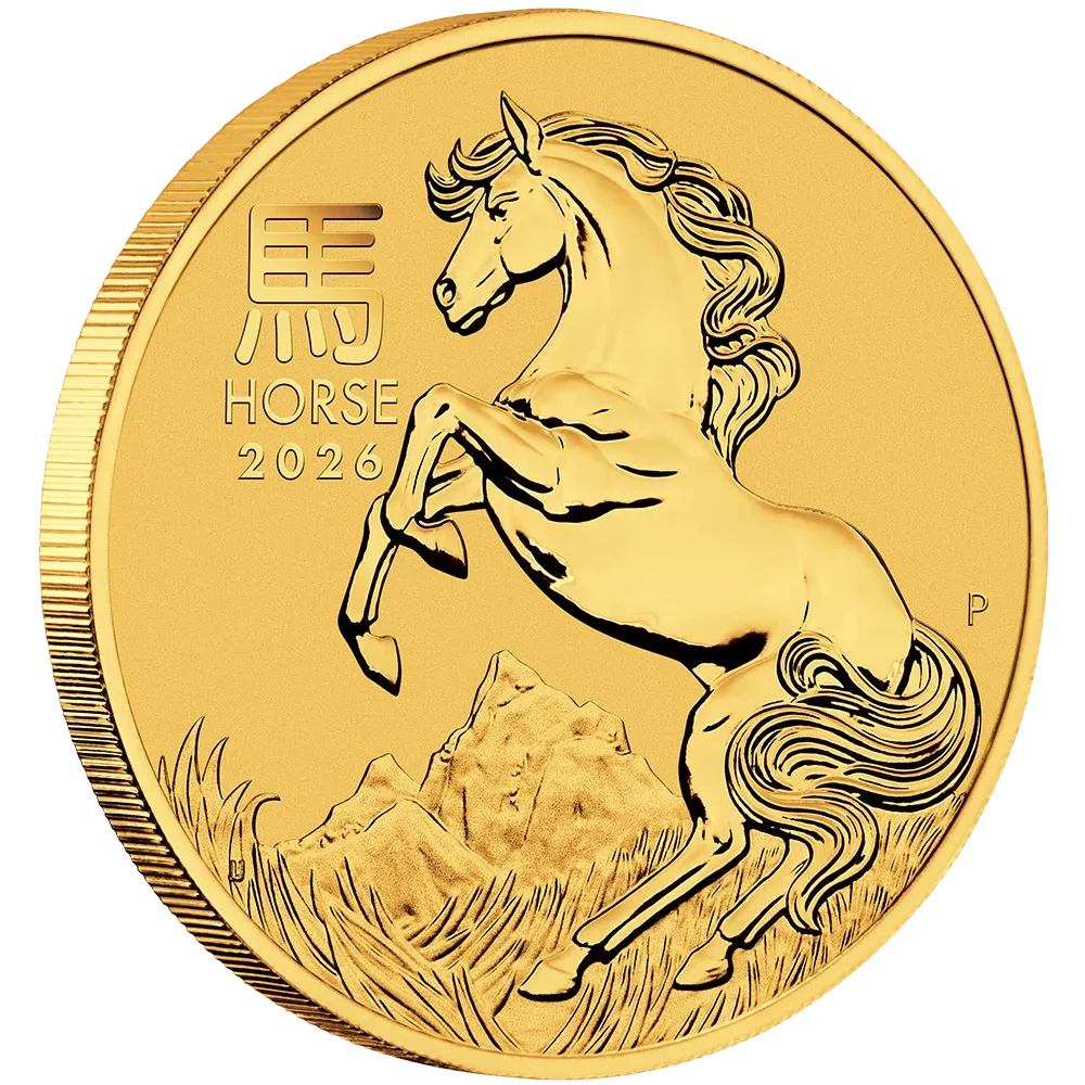 10oz Perth Mint Gold Lunar 2026 Year of the Horse Coin - MyGold